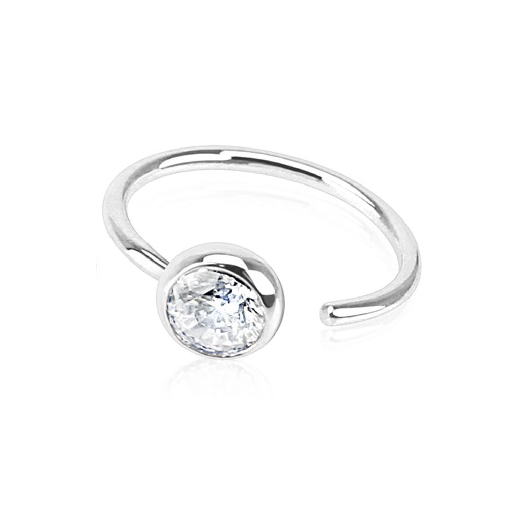 Joli anneau simple polyvalent en or 14K