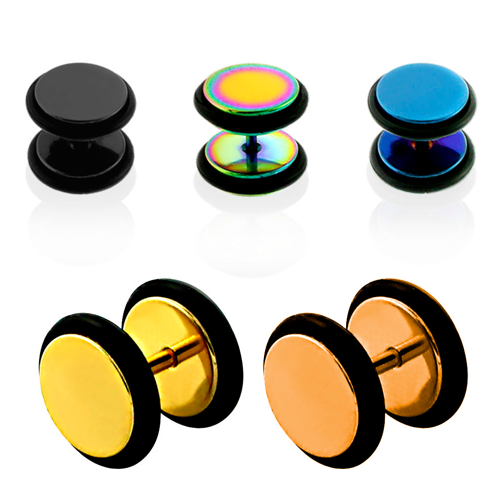 Brillant faux plug avec plusieurs couleurs